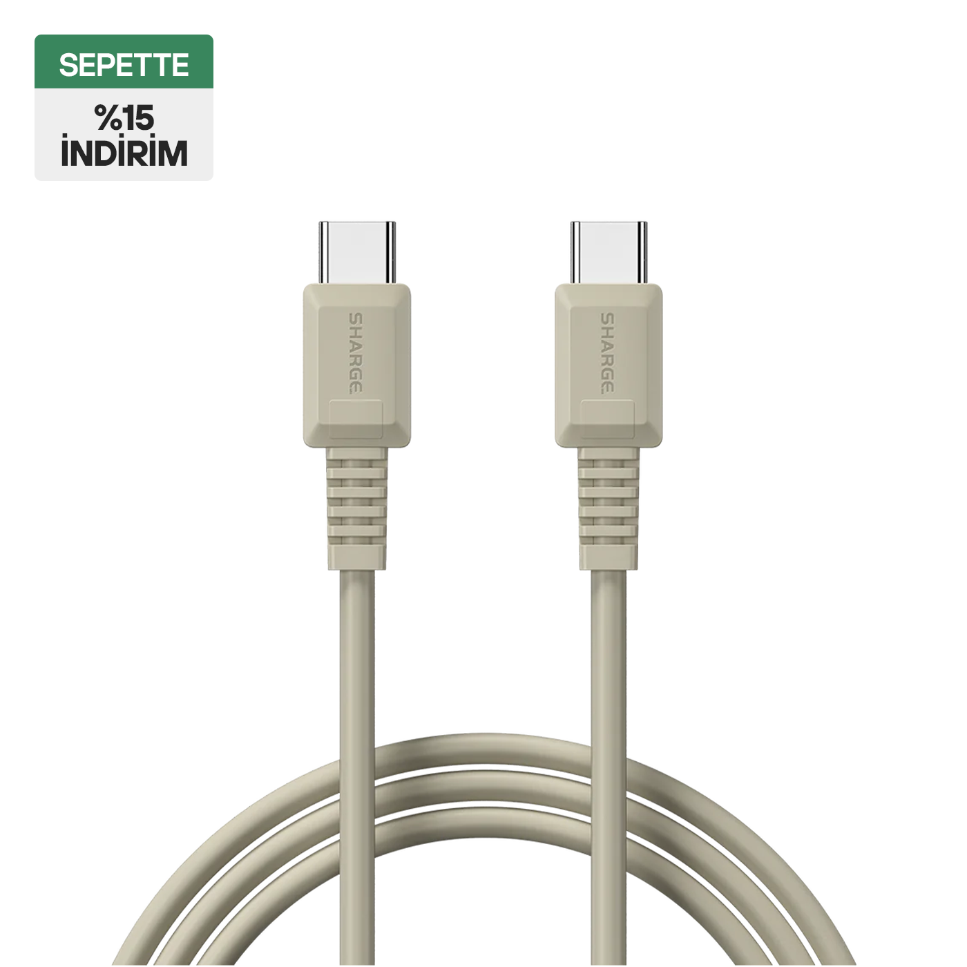 Retro USB-C to USB-C 100W Hızlı Şarj Kablosu